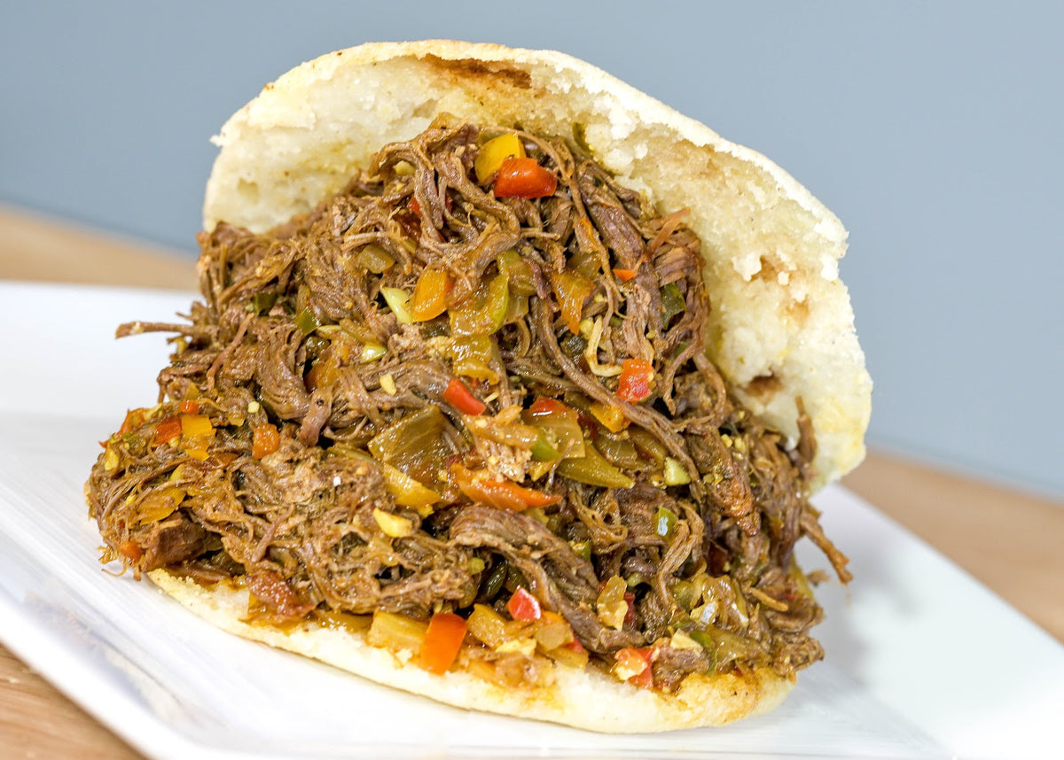 Shredded Beef Arepa – Arepasmania